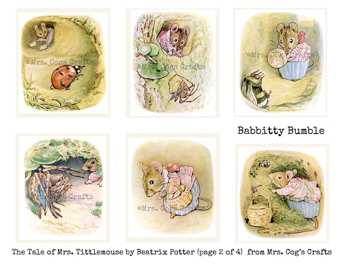 The Tale of Mrs. Tittlemouse by Beatrix Potter Digital - Etsy