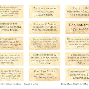 Sir Isaac Newton - Brilliant Ideas - Journal Prompts, Printable Words ...