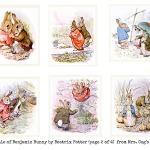The Tale of Benjamin Bunny, by Beatrix Potter - Digital Ephemera ...