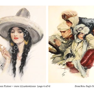 Harrison Fisher - Rare Illustrations - Printable Images, Old Book Pages ...