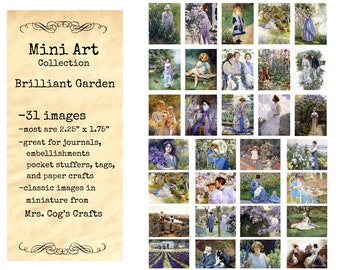 Mini Art Stitches Printable Images Digital Download | Etsy