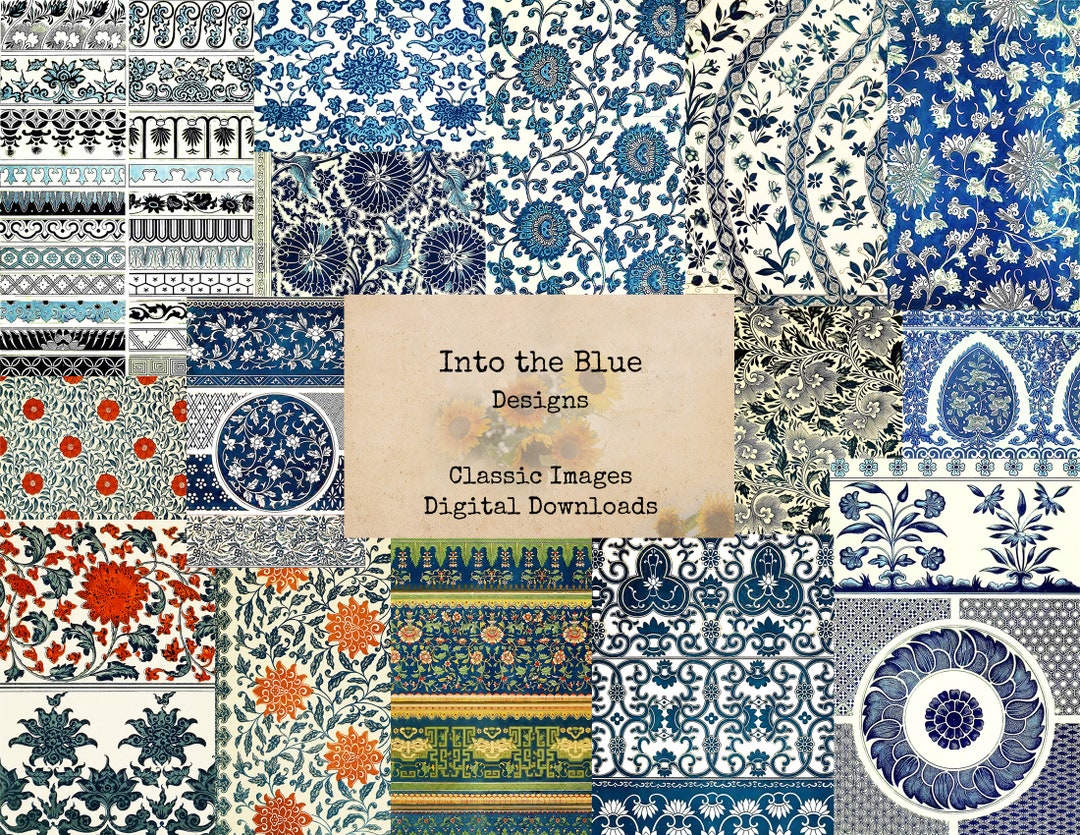 Into the Blue Designs - Printable Images, Instant Download, Digital ...