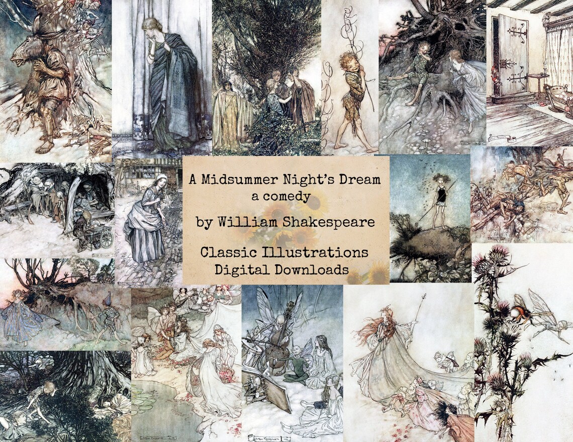 A Midsummer Night's Dream - a Comedy by William Shakespeare, Digital ...