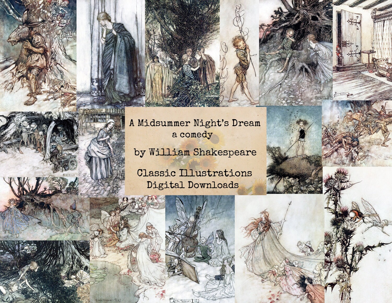 A Midsummer Night's Dream - a Comedy by William Shakespeare, Digital ...