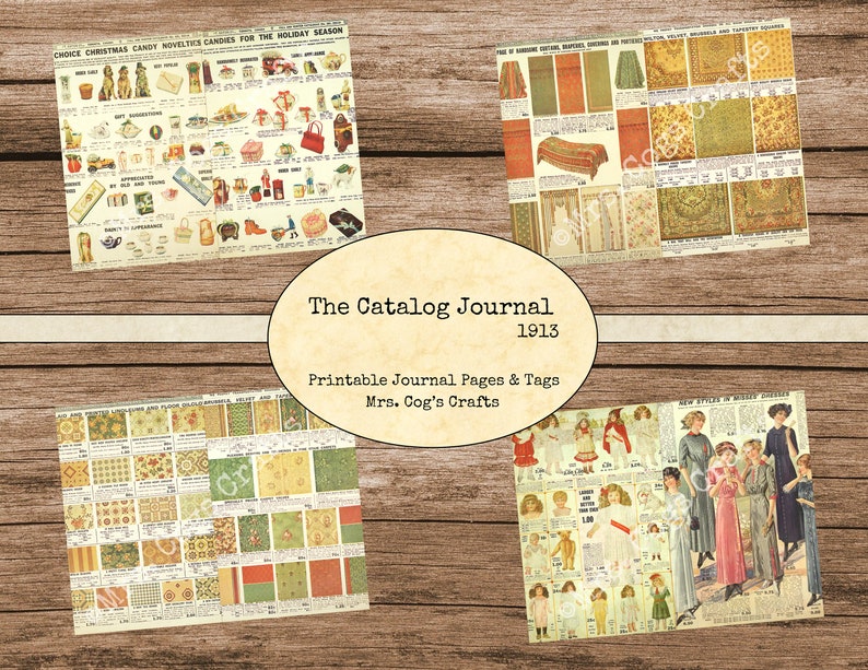 1913 Catalog Junk Journal Kit Printable Journal Vintage - Etsy