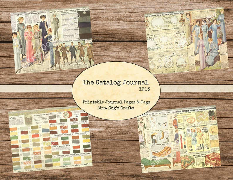 1913 Catalog Junk Journal Kit Printable Journal Vintage - Etsy