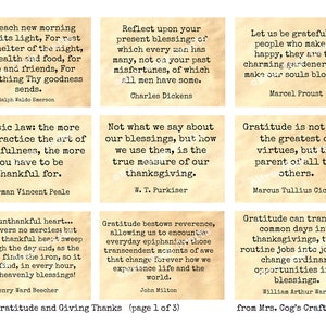 Gratitude and Giving Thanks Words & Quotes - Journal Prompts, Printable ...