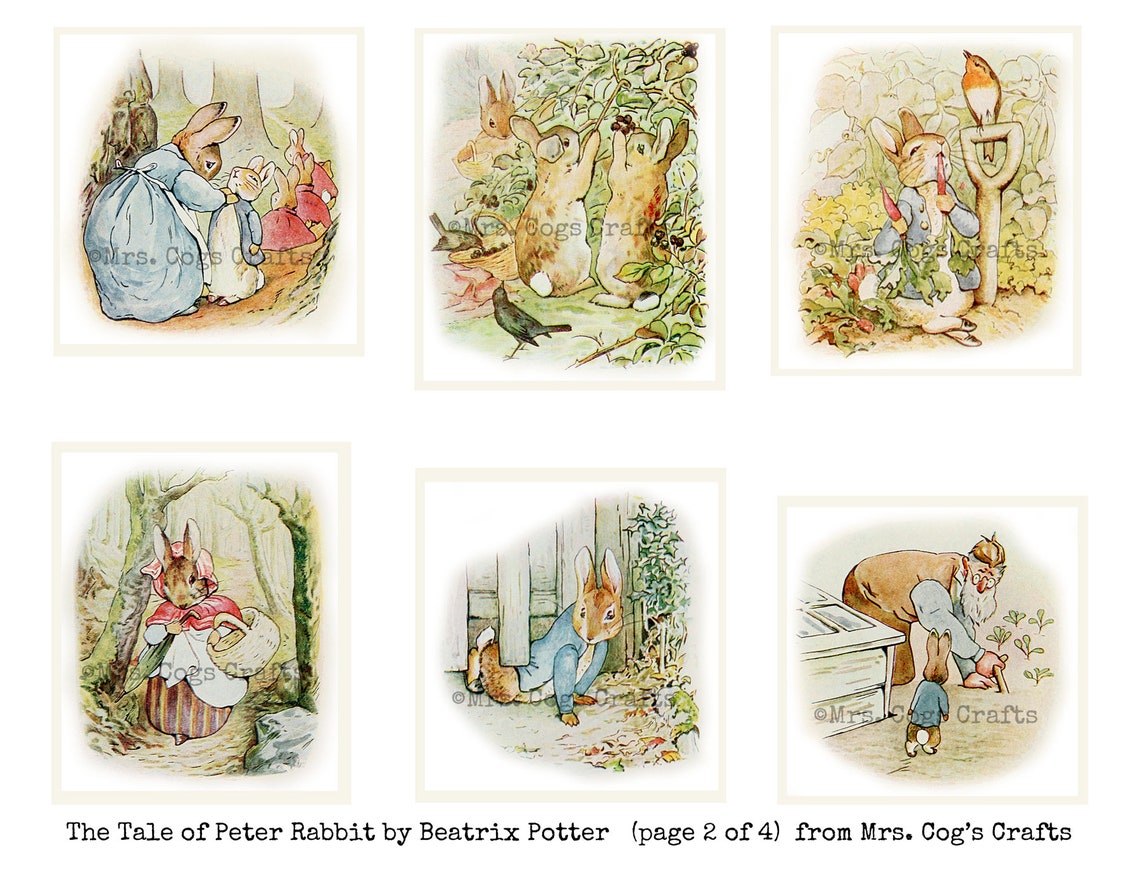 The Tale of Peter Rabbit by Beatrix Potter Ephemera - Etsy