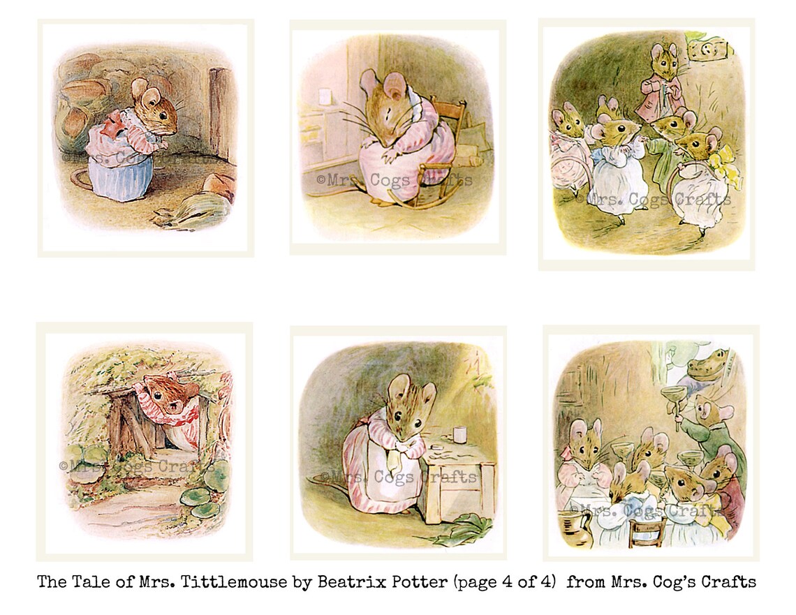 The Tale of Mrs. Tittlemouse by Beatrix Potter Digital - Etsy