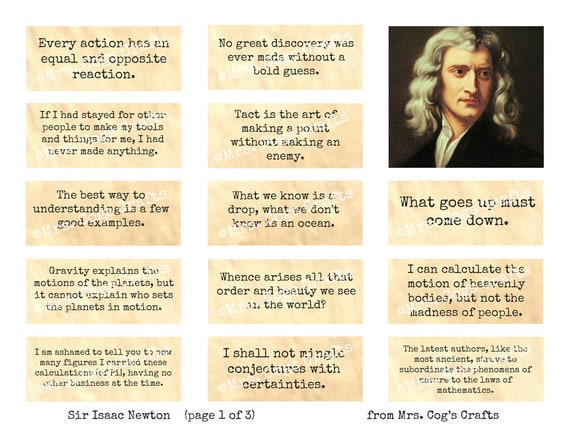 Isaac Newton Famous Quotes