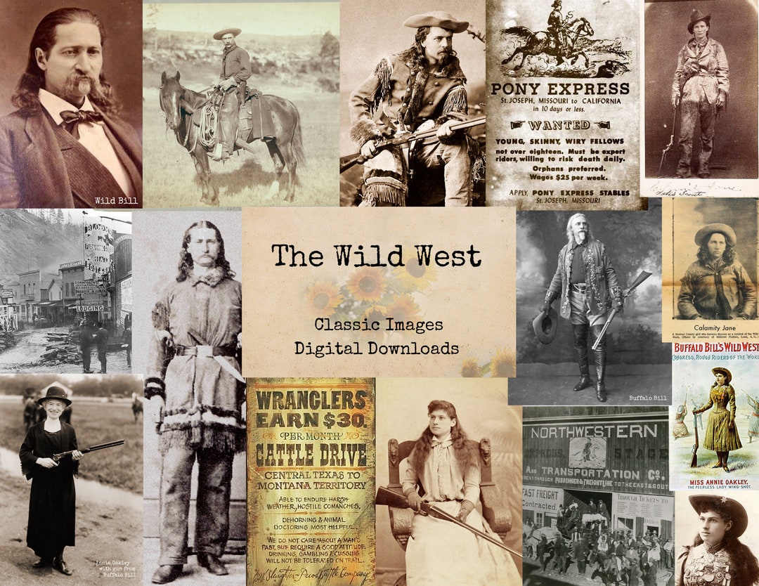 The Wild West - Digital Ephemera, Digital Images, Vintage Photos ...