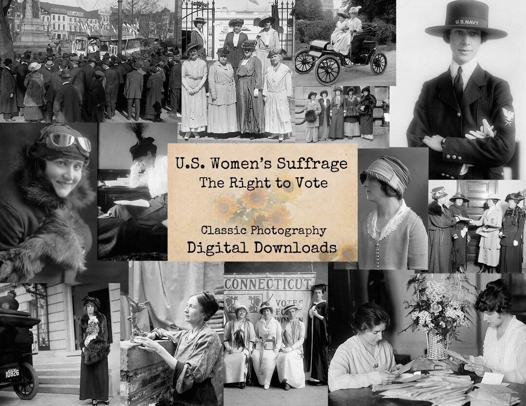 U.S. Women's Suffrage - the Right to Vote, Digital Ephemera, Digital ...
