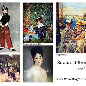 The Modern Art of Édouard Manet - Digital Ephemera Classics, Digital ...