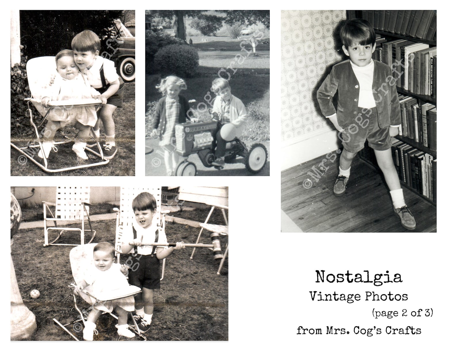 Nostalgia - Vintage Photos From Childhood - Printable Photos, Ephemera ...