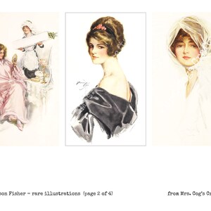 Harrison Fisher - Rare Illustrations - Printable Images, Old Book Pages ...