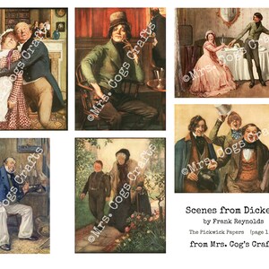 Scenes From Dickens by Frank Reynolds - Digital Ephemera Classics ...