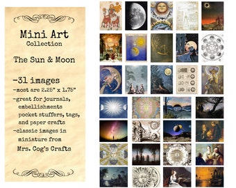 Mini Art Stitches Printable Images Digital Download | Etsy