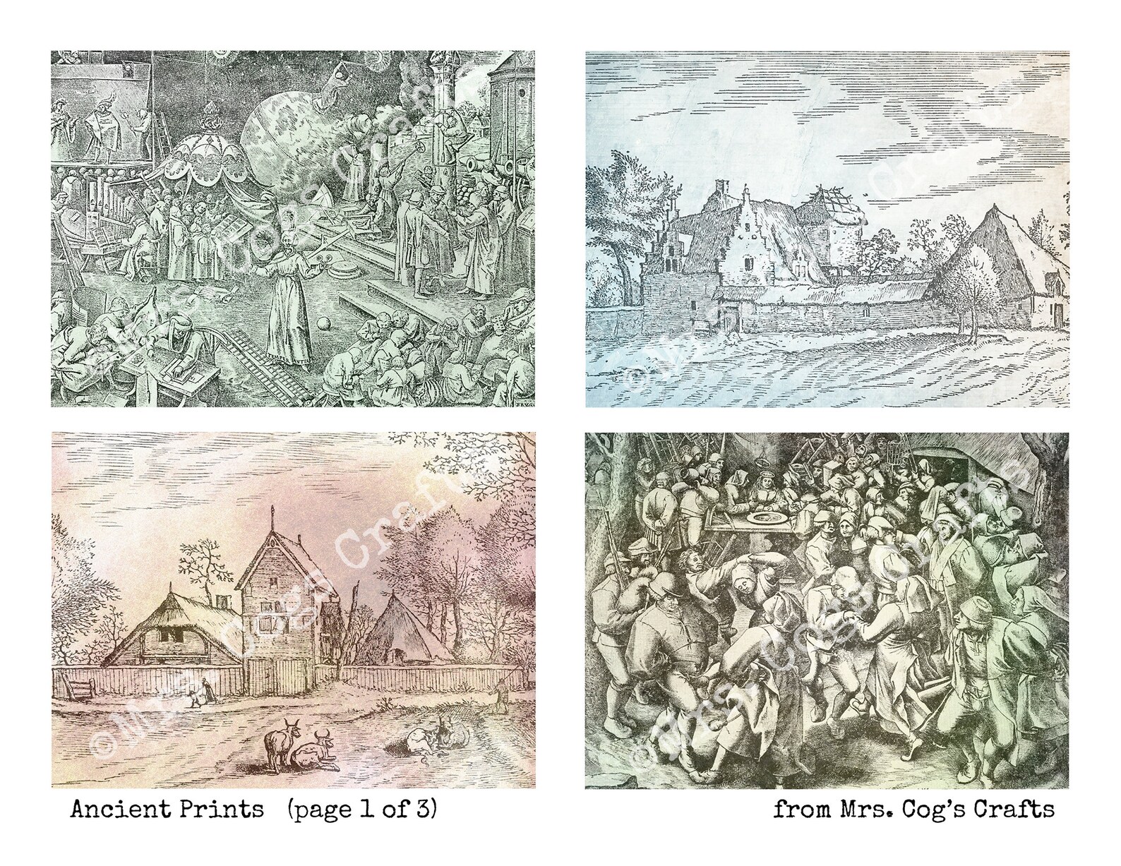 Ancient Prints - Printable Images, Antique Illustrations, Digital ...