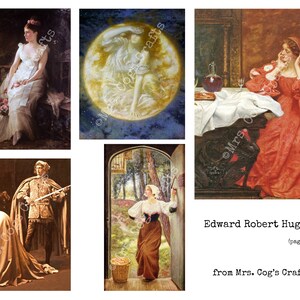 Edward Robert Hughes - Printable Images, Vintage Art, Instant Download ...