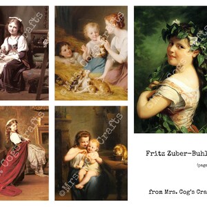Fritz Zuber-buhler - Printable Images, Vintage Art, Instant Download ...