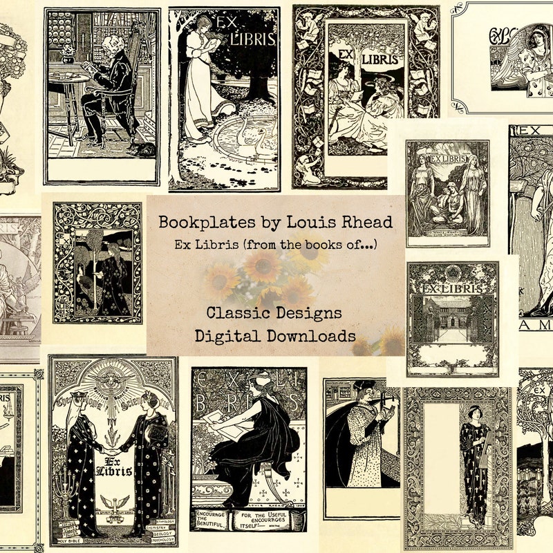 Printable Bookplates - Etsy