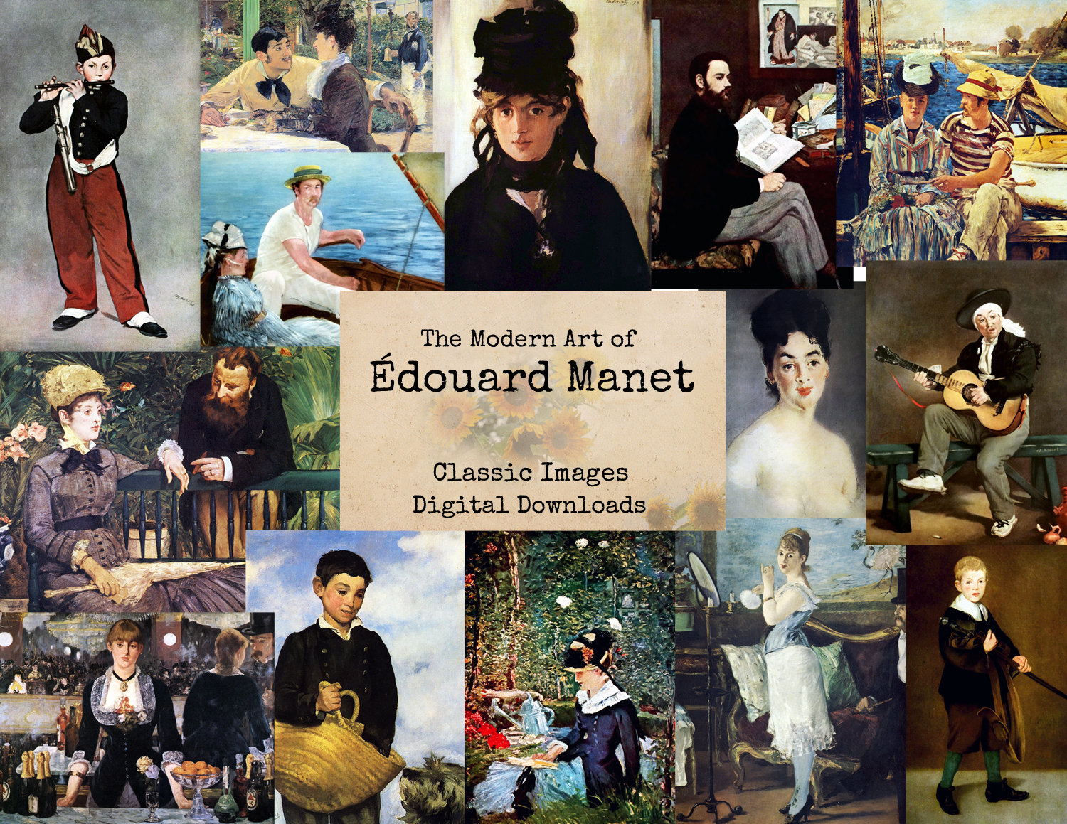 The Modern Art of Édouard Manet - Digital Ephemera Classics, Digital ...