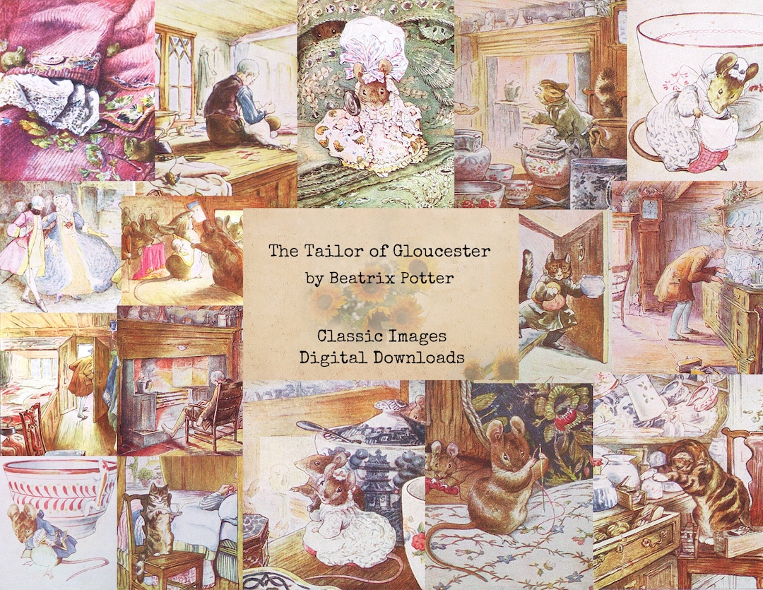 The Tailor of Gloucester, by Beatrix Potter - Digital Ephemera Classics ...