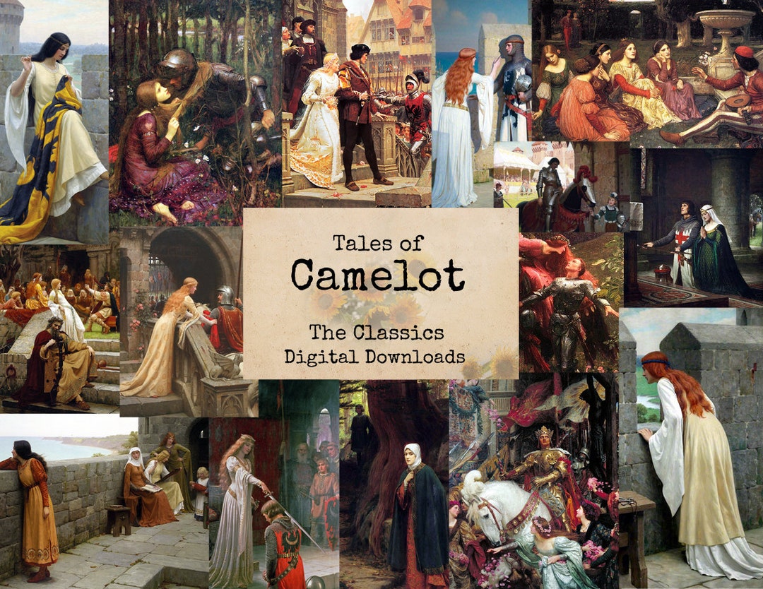 Tales of Camelot - Digital Ephemera Classics, Digital Images, Vintage ...