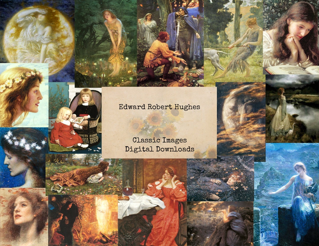 Edward Robert Hughes - Printable Images, Vintage Art, Instant Download ...