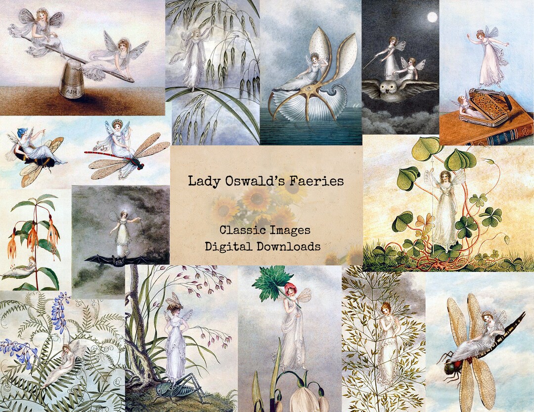 The Faeries by Lady Oswald - Printable Images, Vintage Art, Instant ...