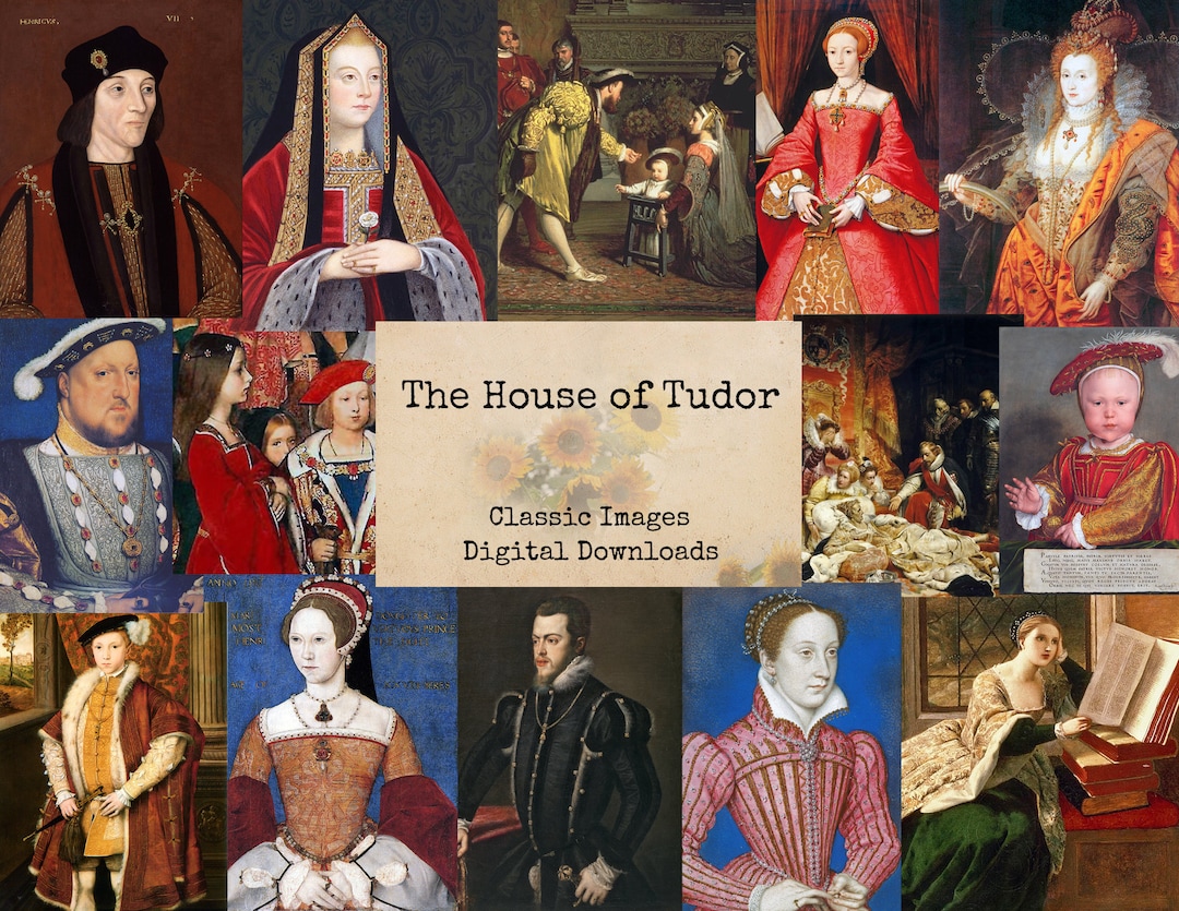The House of Tudor - Printable Images, Vintage Art, Instant Download ...