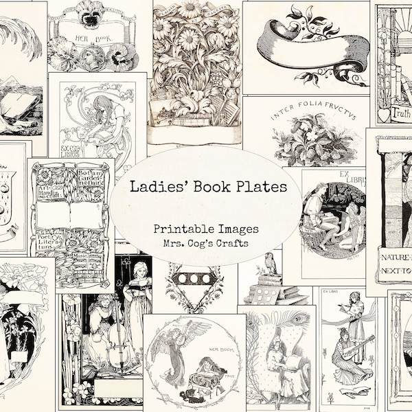 Bookplates - Etsy