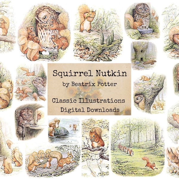 Squirrel Nutkin - Etsy