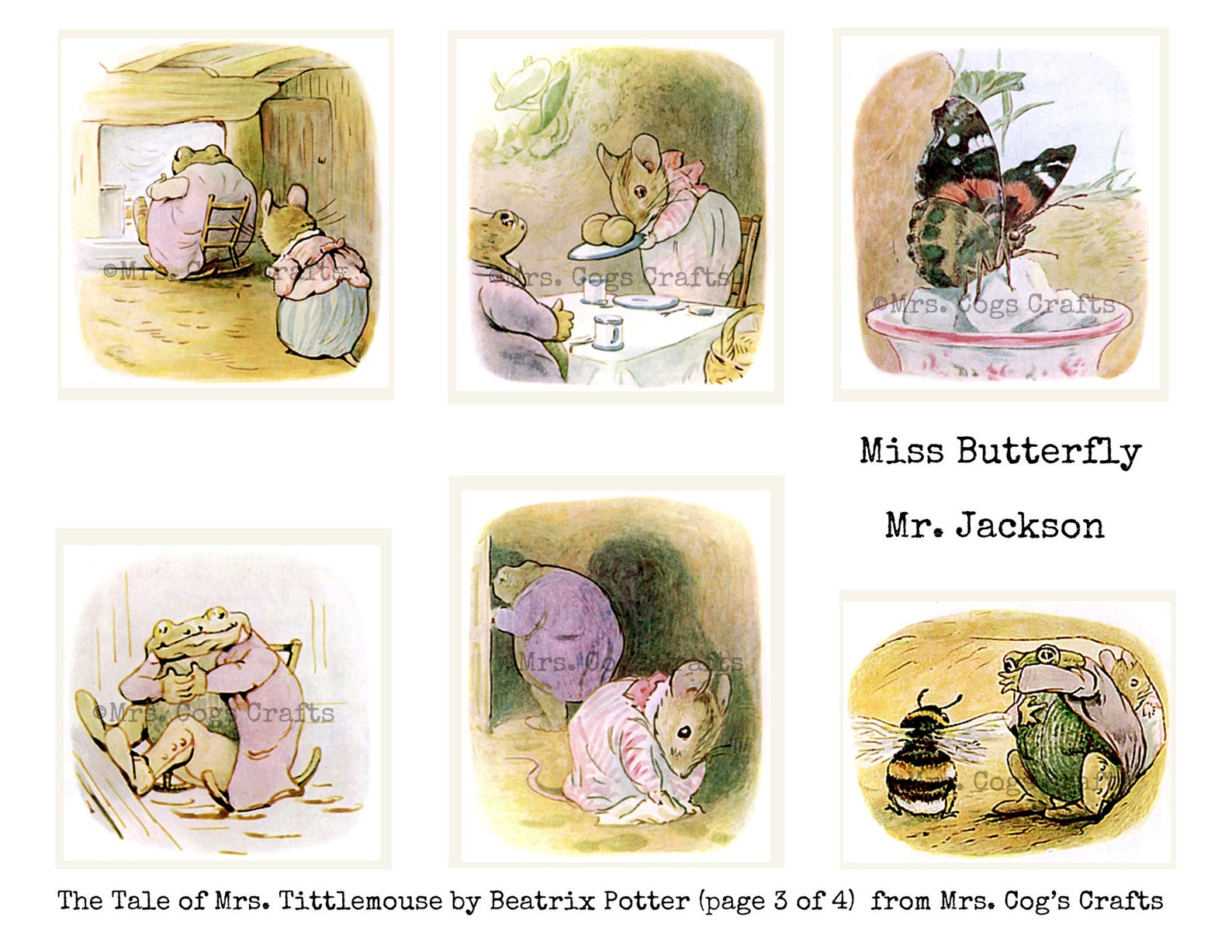 The Tale of Mrs. Tittlemouse by Beatrix Potter Digital - Etsy