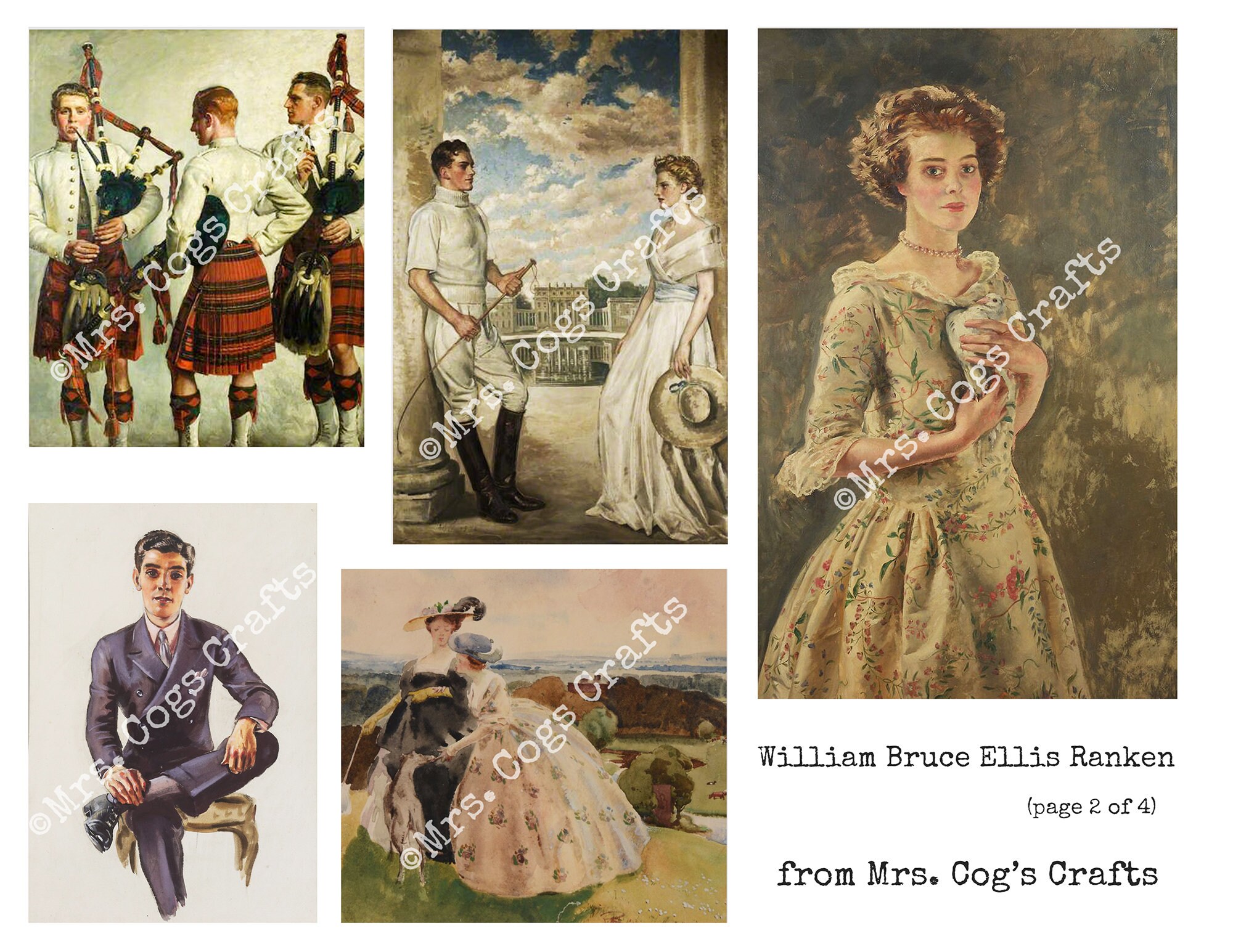 William Bruce Ellis Ranken - Printable Images, Ephemera, Digital Images ...