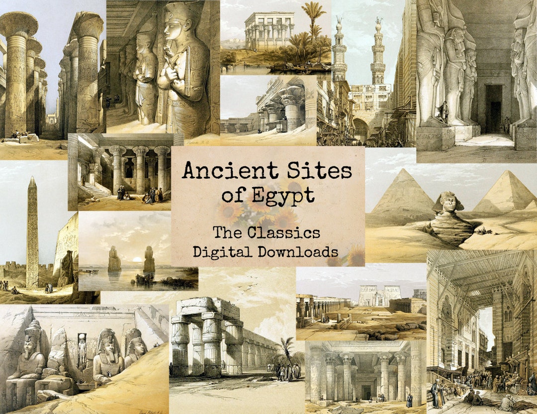 Ancient Sites of Egypt - Digital Images, Digital Downloads, Digital Art ...