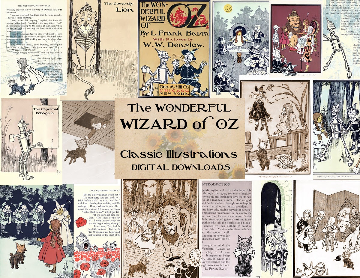 The Wonderful Wizard of Oz - Digital Ephemera Classics, Digital Images ...