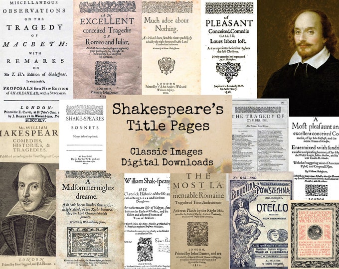 Shakespeare Pot Head - Etsy