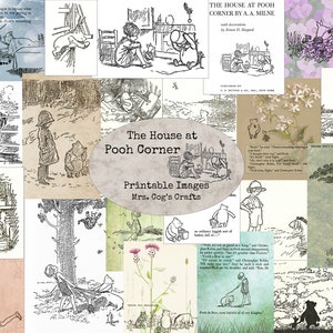 The House at Pooh Corner - Printable Images, Vintage Art, Instant ...
