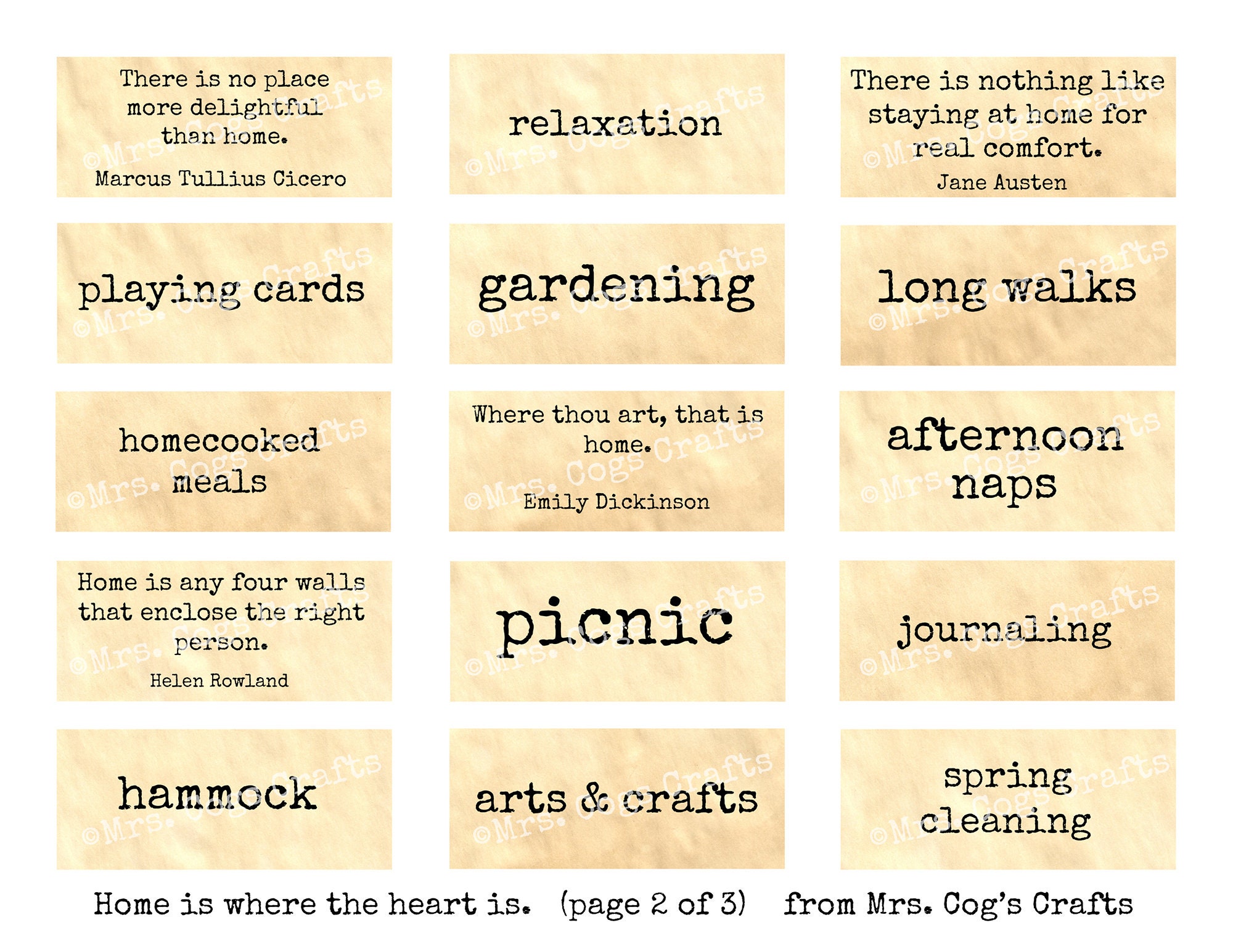 Home is Where the Heart is - Words & Quotes - Journal Prompts ...