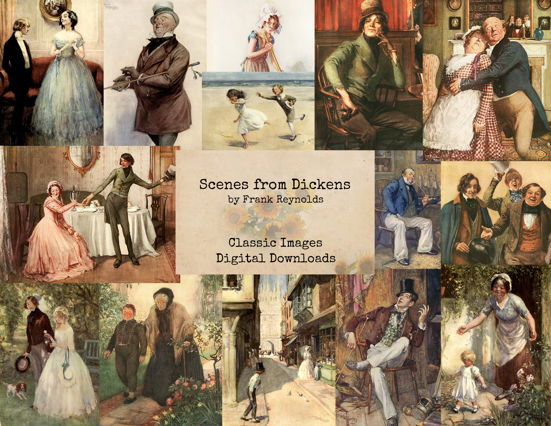 Scenes From Dickens by Frank Reynolds - Digital Ephemera Classics ...