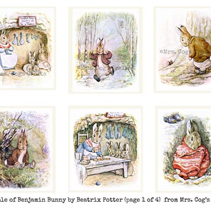 The Tale of Benjamin Bunny, by Beatrix Potter - Digital Ephemera ...