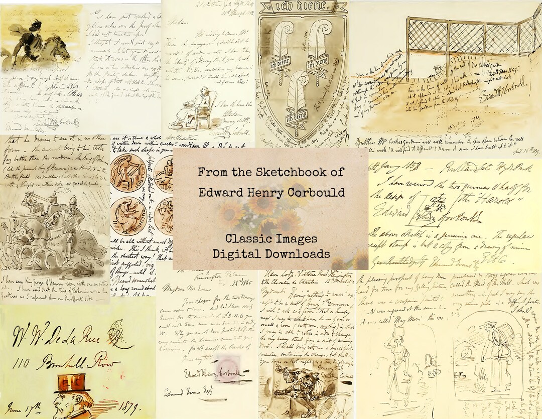 From the Sketchbook of Edward Henry Corbould - Printable Images ...