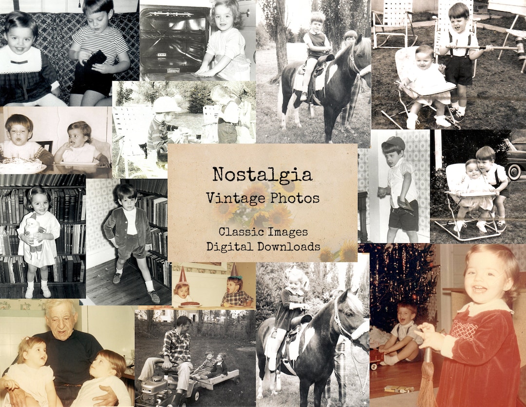 Nostalgia - Vintage Photos From Childhood - Printable Photos, Ephemera ...