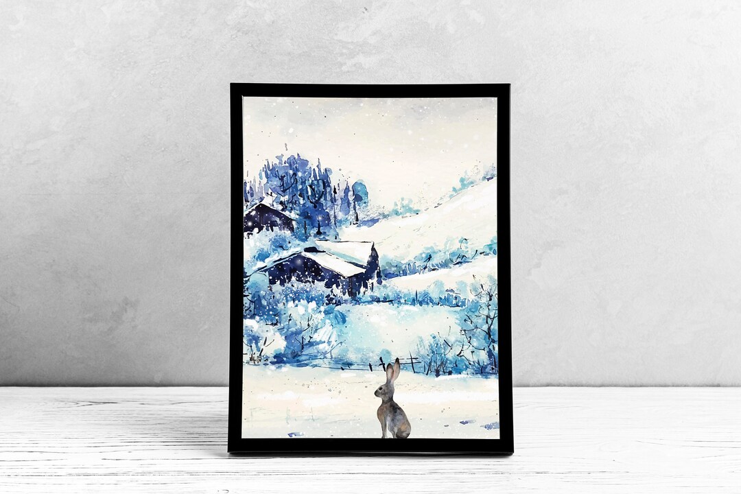 Christmas Wall Art Christmas Printable Winter Holiday - Etsy