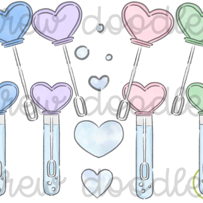 Bubble Wands Clip Art - Etsy