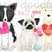 Watercolor Valentine's Day Dogs Digital Clip Art Set- Instant Download ...