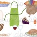 Watercolor Thanksgiving Essentials Digital Clip Art Set- Instant ...