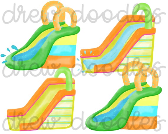 Water Slide Clip Art