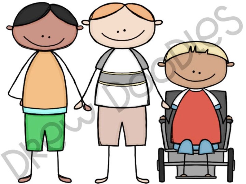 School Friends Digital Clip Art Set Instant Download - Etsy